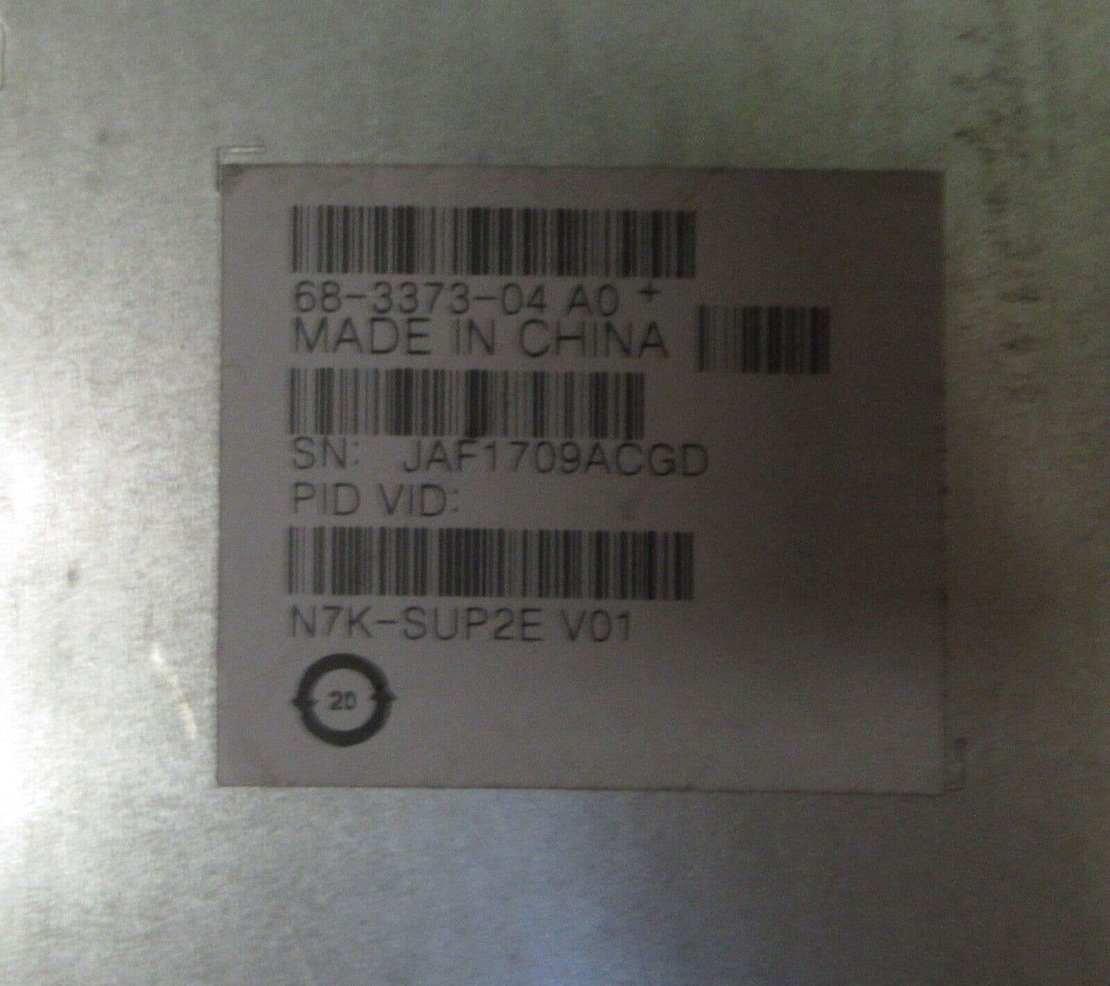 Cisco Nexus 7000 N7K-SUP2E 10 Gigabit Ethernet Supervisor2 Enhanced Module