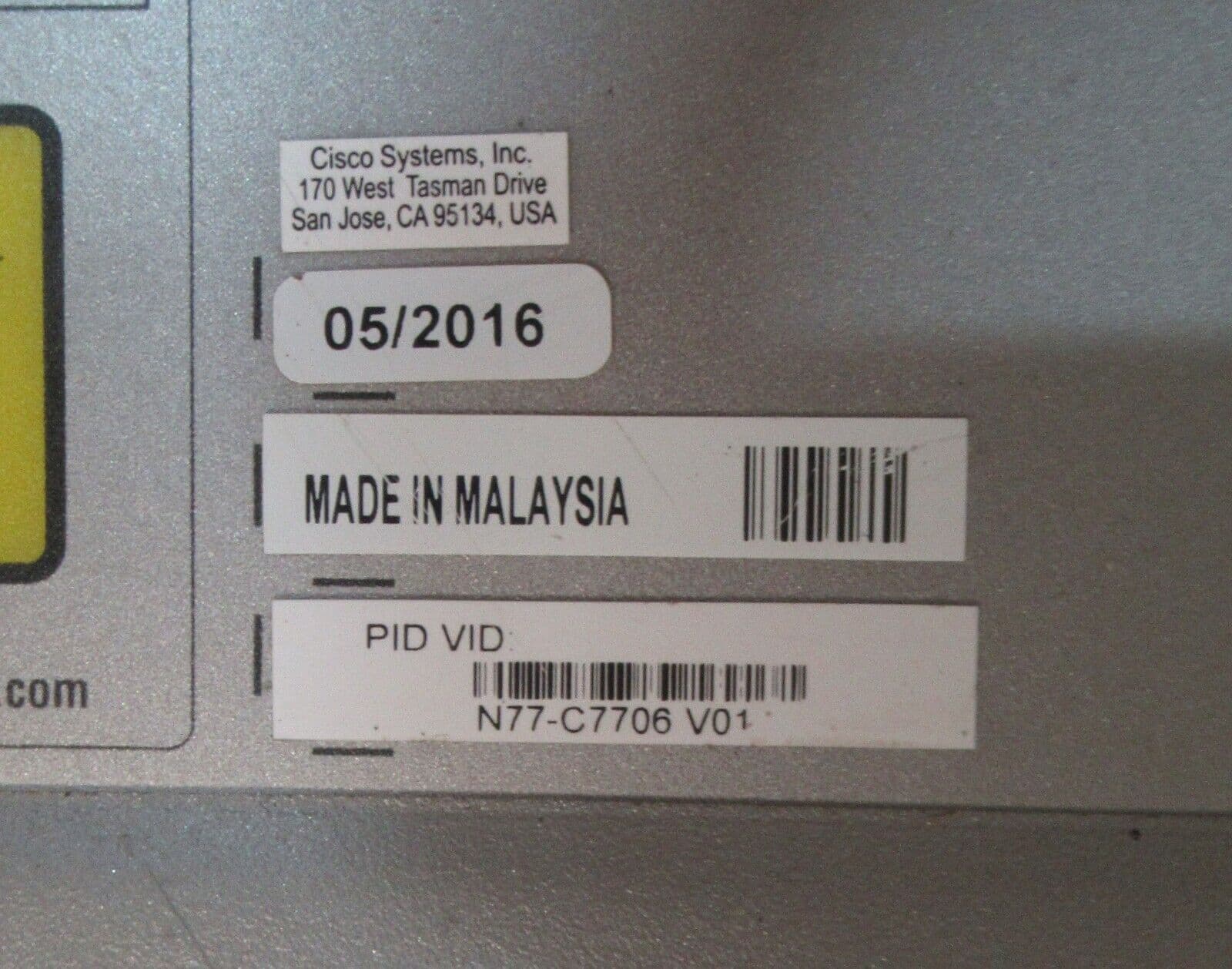 Cisco Nexus 7700 3x I/O Module 4x Gigabit Module 6-Slot Network Switch ...