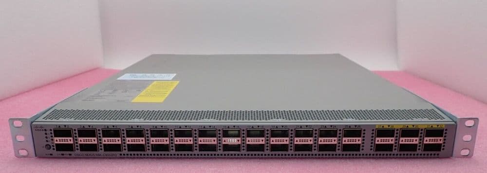 Cisco Nexus 9332PQ N9K-C9332PQ 32x 40GbE QSFP Port L3 1U B2F Managed Switch