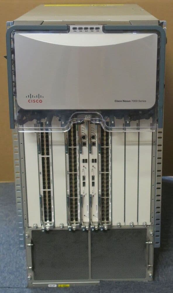 Cisco Nexus N7K-C7010 21U Network Chassis 2x N7K-F248XP-25E 1x N7K ...