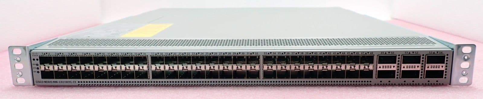 Cisco Nexus N9K-C93180YC-FX 48x 10/25G SFP 6x 40/100G QSFP28 Port B2F ...
