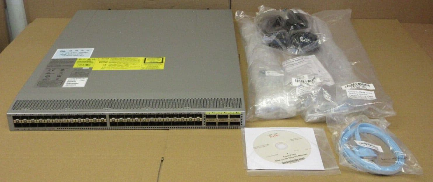 Cisco Nexus N9K-C9372PX 9300 48-Port 1/10Gb SFP 6-Port 40Gb QSFP Switch 1