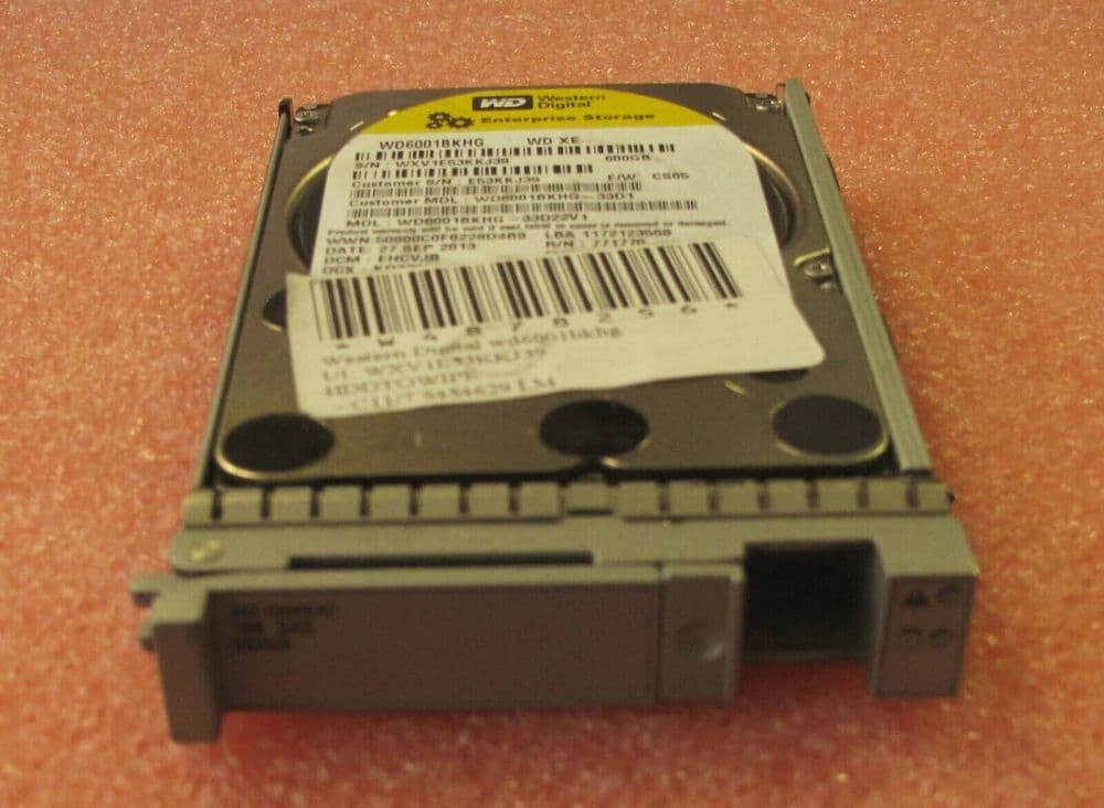 Cisco Original UCS 600GB 2 5" SAS 6GB/s 10k 32MB Hard Drive HDD A03-D600GA2