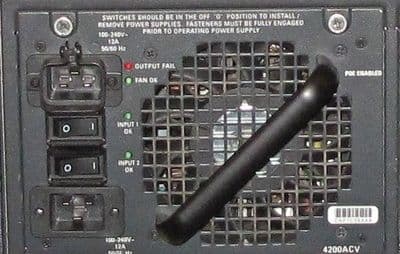 Cisco PWR-C45-4200ACV PoE PSU Power Supply For Catalyst 4500 series