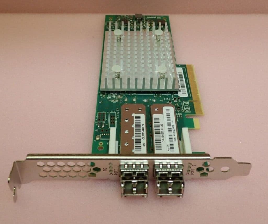 Cisco QLE2692-CSC Dual Port 16Gb FC Host Bus Adapter UCSC-PCIE-QD16GF ...