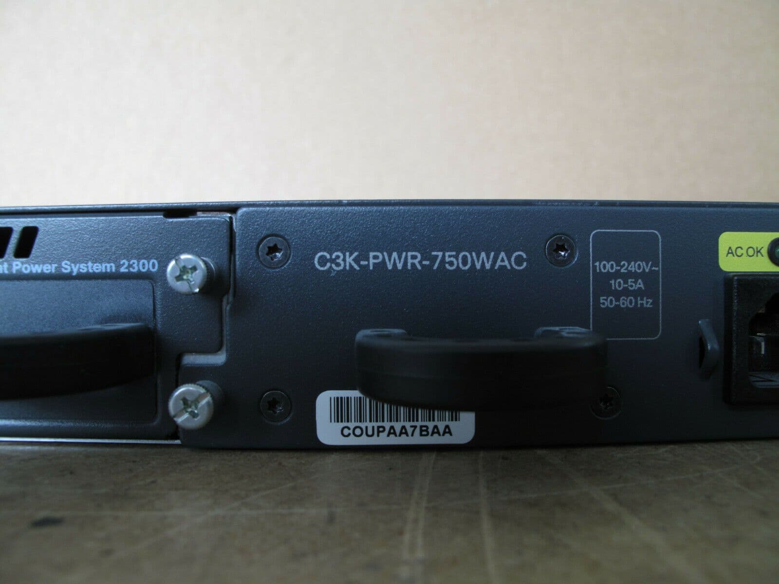 Cisco Redundant Power System 2300 2 x 750W PSU 1U Rackmount PWR-RPS2300