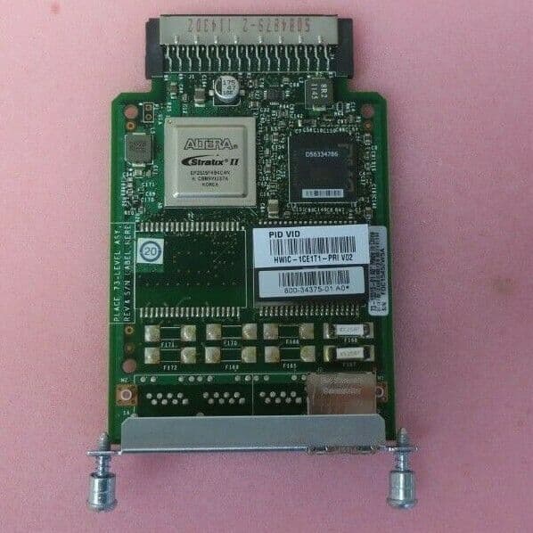 Cisco Router 1-Port Channelized High-Speed WAN Interface Card HWIC ...