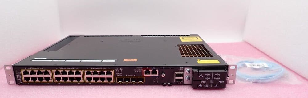 Cisco Rugged IE9300 IE-9320-24T4X-E 24x 1GbE RJ45 4x 1/10G SFP Port Switch