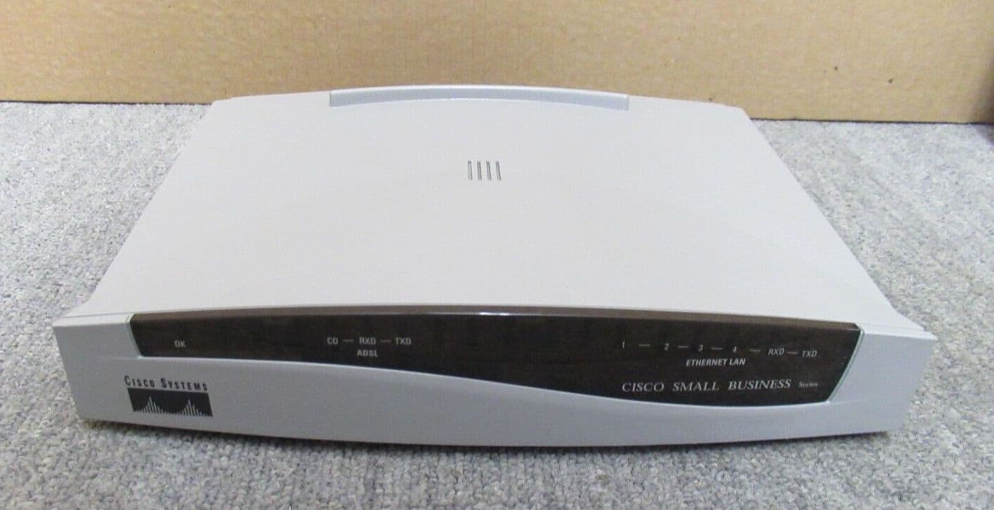 Cisco SB 107 Small Business 4 Port Ethernet Secure ADSL Broadband Router