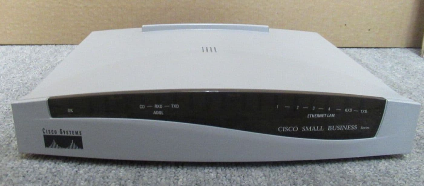 Cisco SB 107 Small Business 4 Port Ethernet Secure ADSL Broadband Router