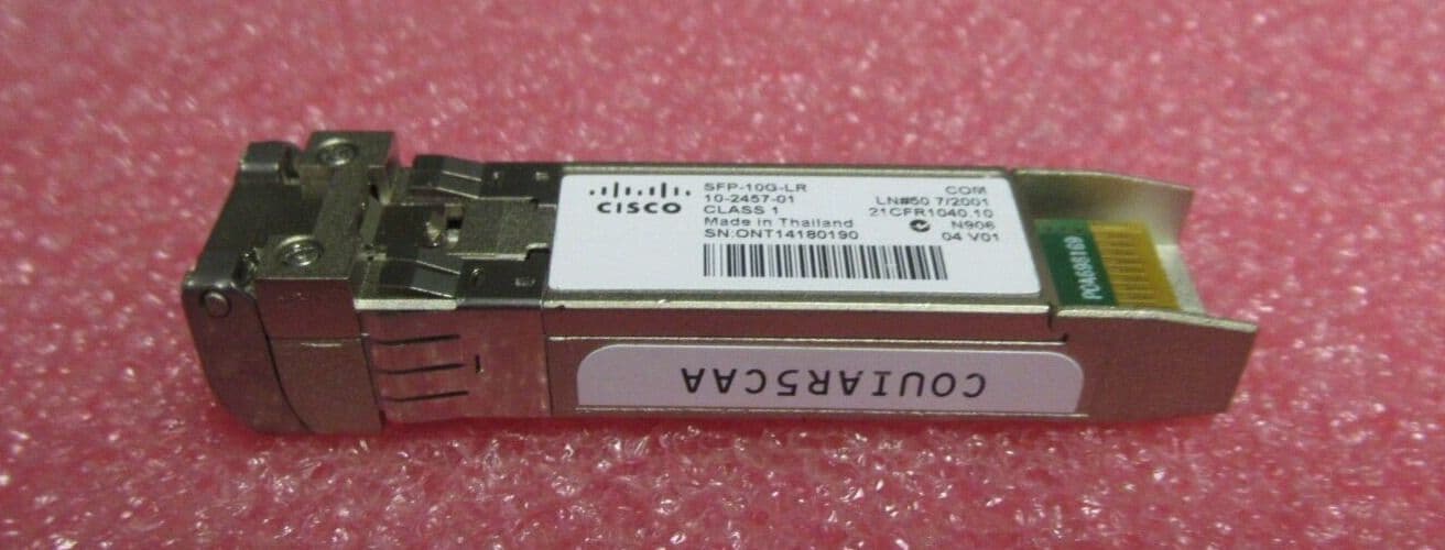 Cisco SFP-10G-LR 10-2457-01 10 Gbps 10GBase-LR LC SFP Transceiver Module