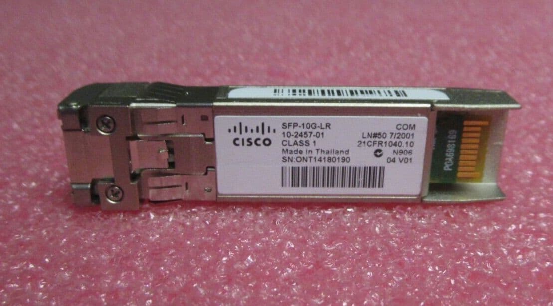 Cisco SFP-10G-LR 10-2457-01 10 Gbps 10GBase-LR LC SFP Transceiver Module