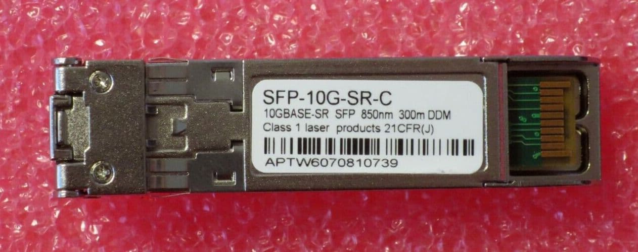Cisco SFP-10G-SR-C 10GBase-SR SFP 850nm 300m MMF Transceiver Module