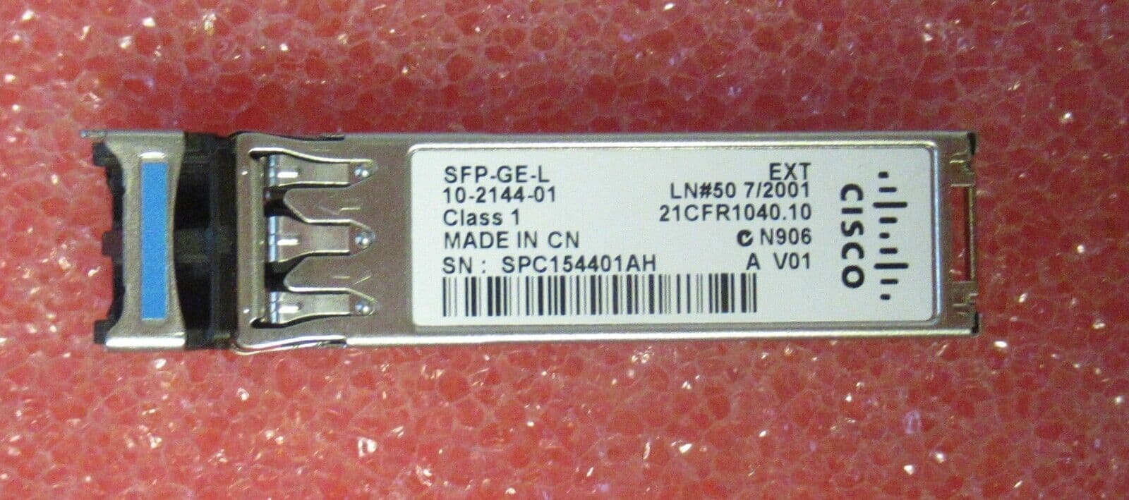 Cisco SFP-GE-L 1000Base-LX/LH SFP 1310nm 10km SMF Transceiver Module 10 ...