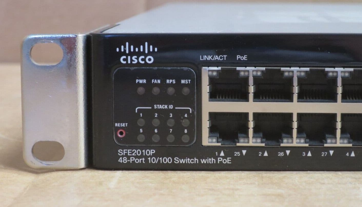 Cisco Small Business SFE2010P 48-Port PoE Fast Ethernet Managed Network ...