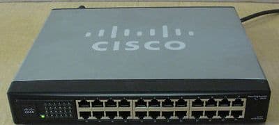 Cisco Small Business SR224 24-Port 10/100 Ethernet Unmanaged Switch Networking