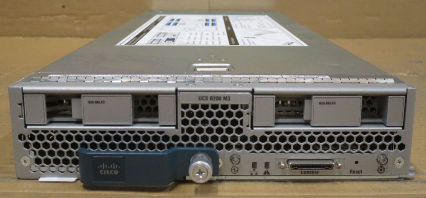 Cisco UCS 5108 8 Slot Blade Chassis 6x B200-M3 10x E5-2650v2 2x E5 ...