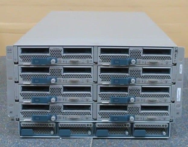 Cisco UCS 5108 8x B200 M3 Blade Servers 16x 8-Core 2 70GHz 512GB RAM ...