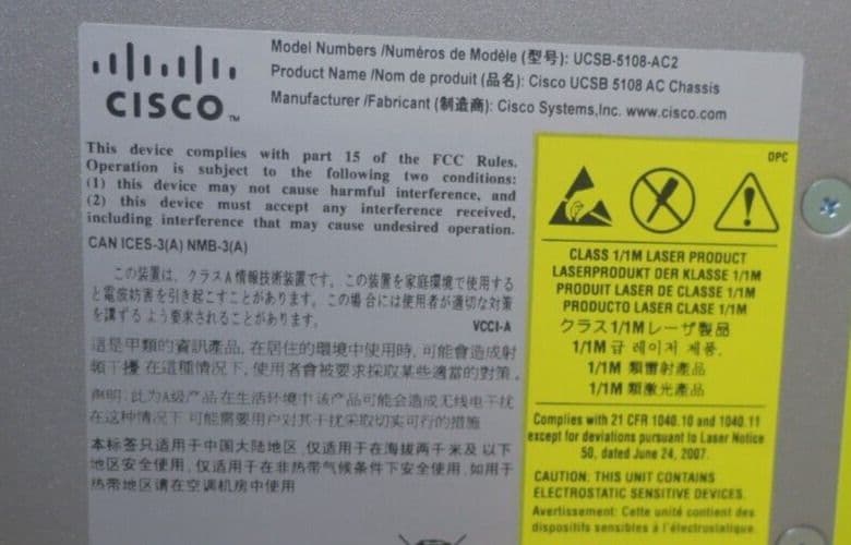 Cisco UCS 5108 Chassis 7x B200 M4 2x E5-2600v3/v4 CPU 24-DIMM CTO Blade ...