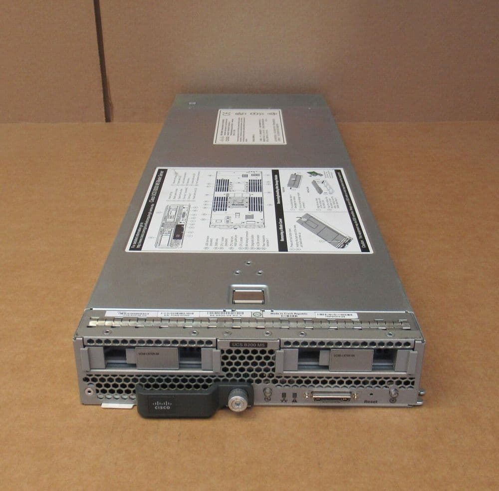 Cisco UCS B200 M5 CTO 24-DIMM Blade Server with UCSB-MRAID12G UCSB-B200-M5