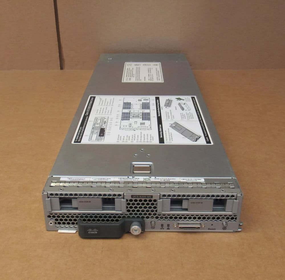 Cisco UCS B200 M5 CTO Blade Server UCSB-MLOM-40G-03 UCSB-VIC-M83-8P ...