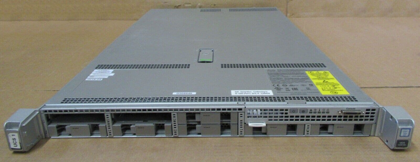 Cisco UCS C220 M4 UCSC-C220-M4S 8x 2 5" SAS Bay Dual SFP MLOM 1U Rack ...