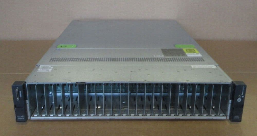 Cisco UCS-C240-M3S 24x 2 5" HDD Bays 24-DIMM Slot 2x 1200W PSU 2U Rack ...