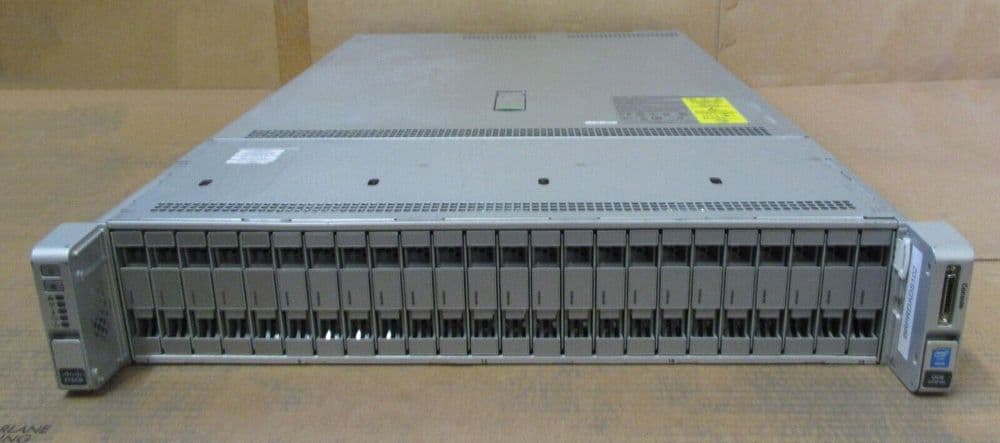 Cisco UCS C240 M4 2x E5-2640v4 10-Core CPU 128GB Ram 10 x 300GB 2U Rack ...