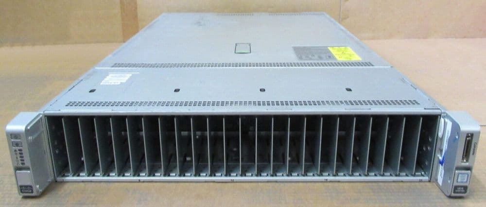 Cisco UCS C240 M4 2x E5-2698v3 16-Core CPU 32GB ram 24x 2 5" 2U CTO Server