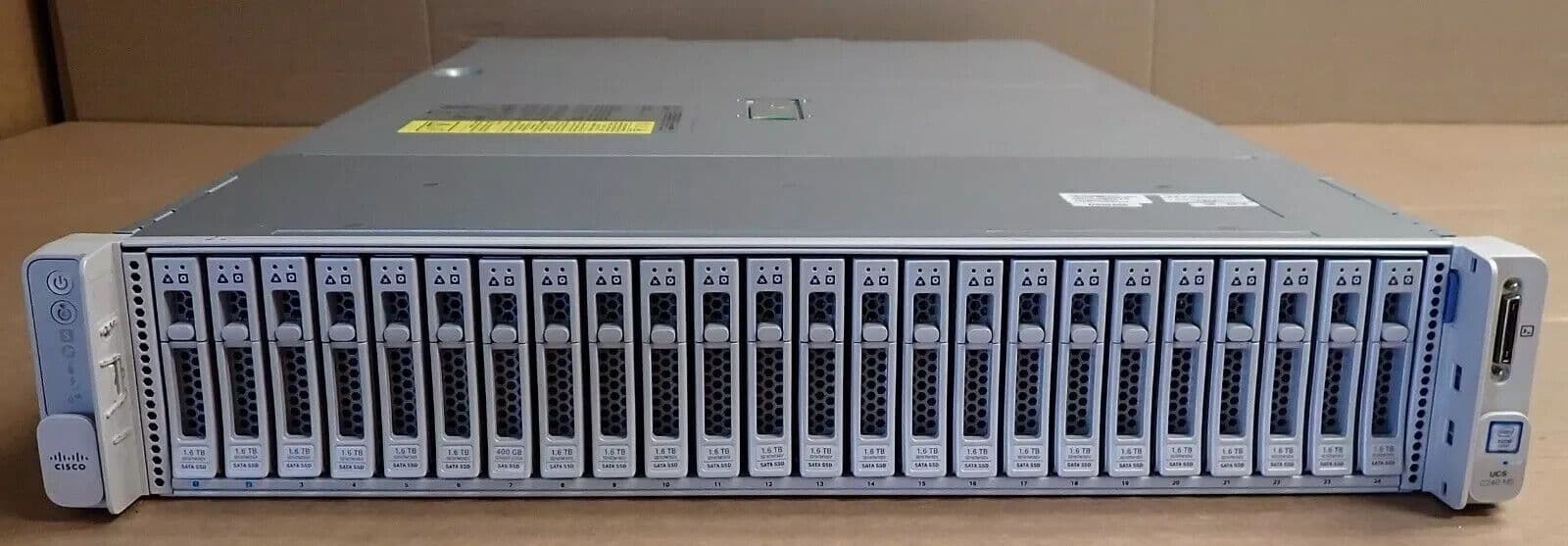 Cisco UCS C240 M5 2U Server 2x 12-Core Gold 5118 256GB Ram 24x 1 6TB 2 ...