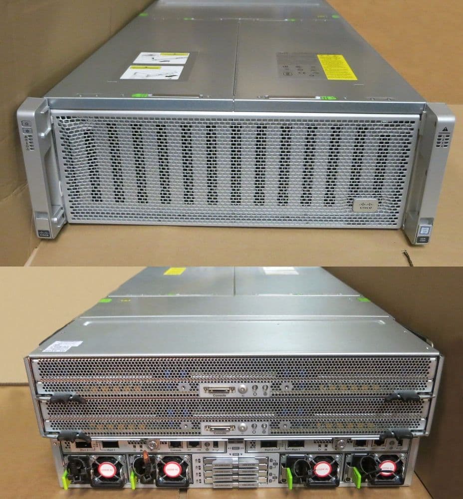 Cisco UCS C3260 - 2x C3X60 Server Nodes 4x TEN-CORE 2 20GHz 512GB RAM 112TB HDD