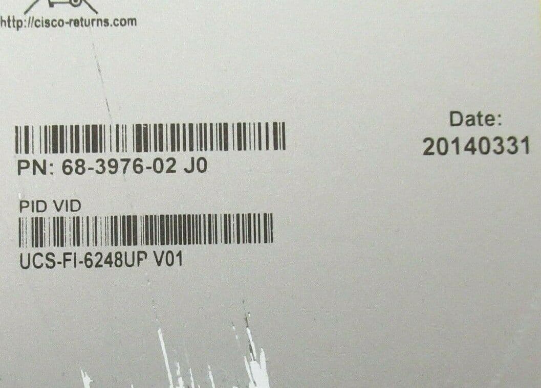 Cisco UCS-FI-6248UP 32Port 10Gb Fabric Interconnect Switch With UCS-FI ...