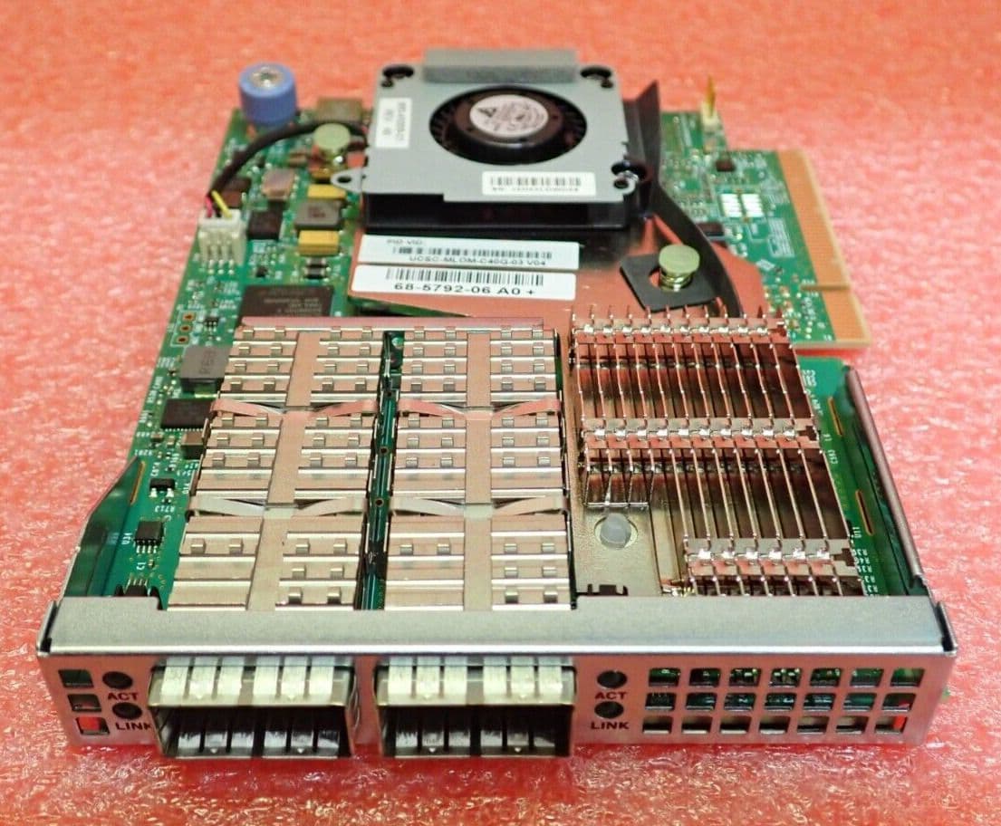 Cisco UCS VIC 1387 Dual Port 40Gb QSFP CNA MLOM Module UCSC-MLOM-C40Q-03