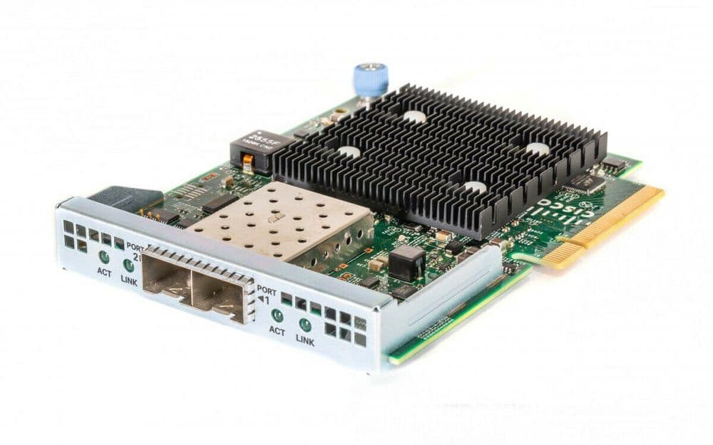 Cisco UCS Virtual 2x 10GB FCoE Ports Interface Card 1227 UCSC-MLOM-CSC-02