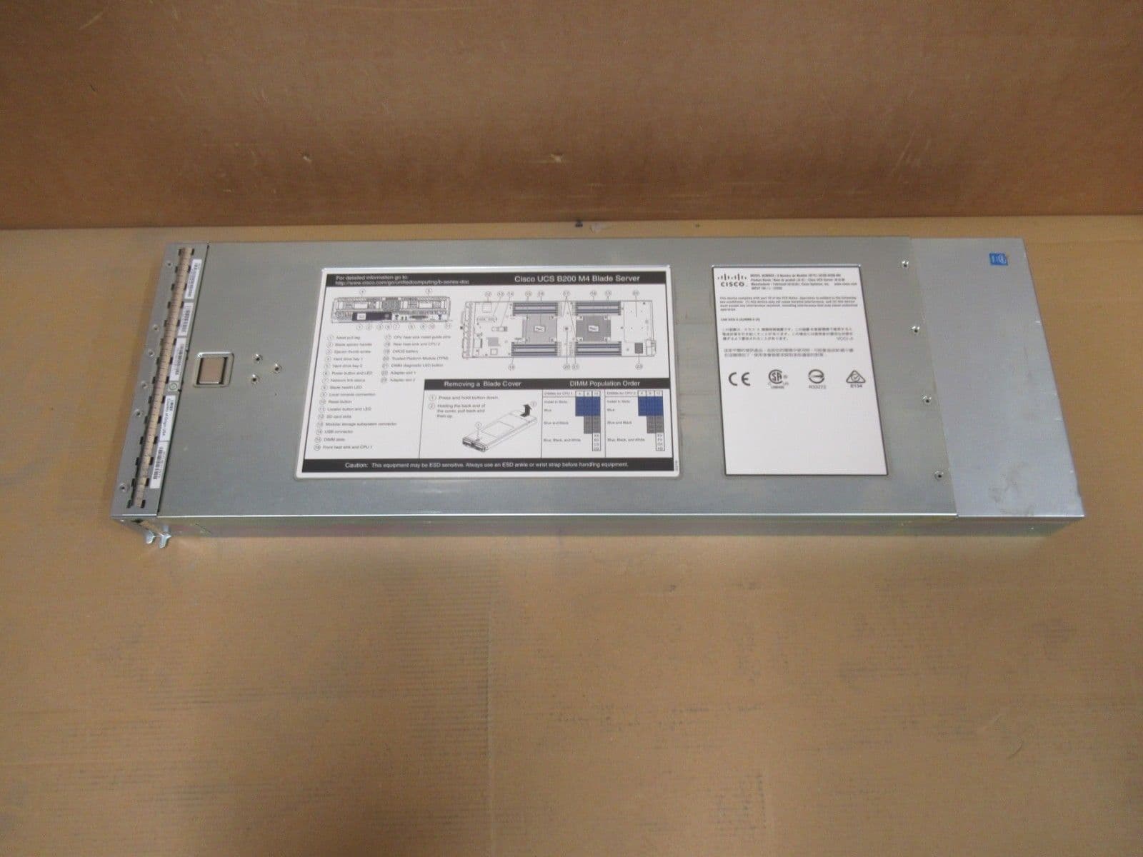 Cisco UCSB-B200-M4 UCS Blade Server 2 x E5-2660V3 256GB VIC1240 2 x ...