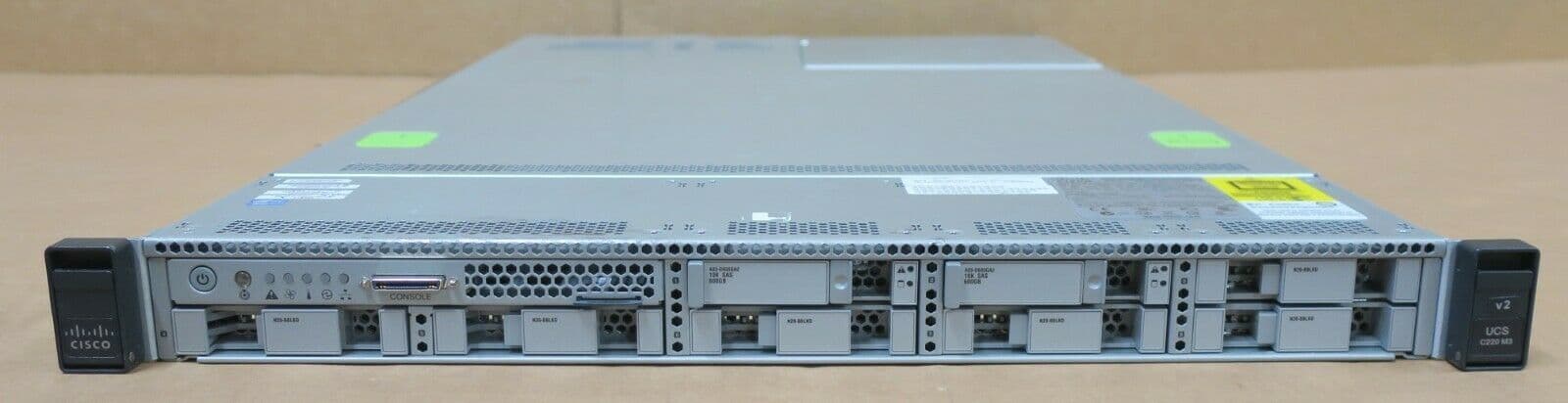 Cisco UCSC-C220-M3S 2x 8-Core E5-2650V2 2 6GHz 64GB 2x 600GB 10K HDD 1U ...