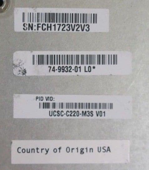 Cisco UCSC-C220-M3S 2x E5-2640 Six-Core 2 50GHz 128GB 8-Bay 2 5" 1U UCS ...