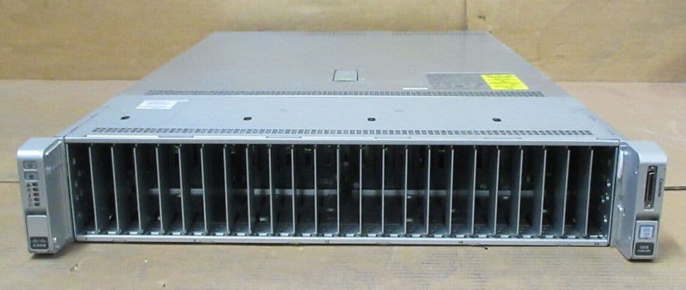 Cisco UCSC-C240-M4SX 24x 2 5" SFF SAS BAYS 16-Core E5-2698v3 128GB 2U ...