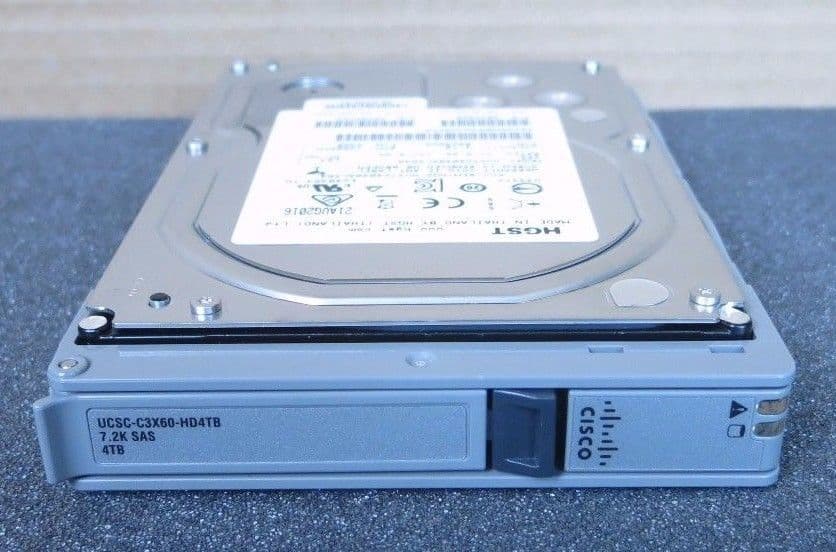 Cisco UCSC-C3X60-HD4TB 4TB SAS 7 2K Enterprise Hard Drive HDD 3 5" w/C3X60 Caddy