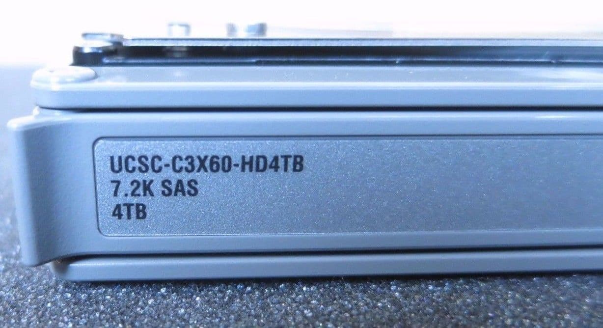 Cisco UCSC-C3X60-HD4TB 4TB SAS 7 2K Enterprise Hard Drive HDD 3 5" w/C3X60 Caddy
