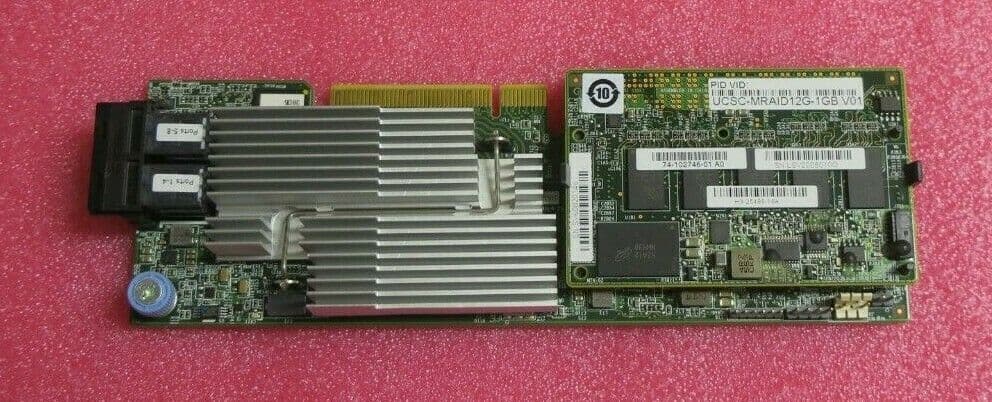 Cisco UCSC-MRAID12G SAS 12Gb/s RAID Controller Card With 1GB Cache 74-12862-01
