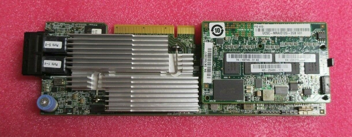 Cisco UCSC-MRAID12G SAS 12Gb/s RAID Controller Card With 2GB Cache 74-12862 1