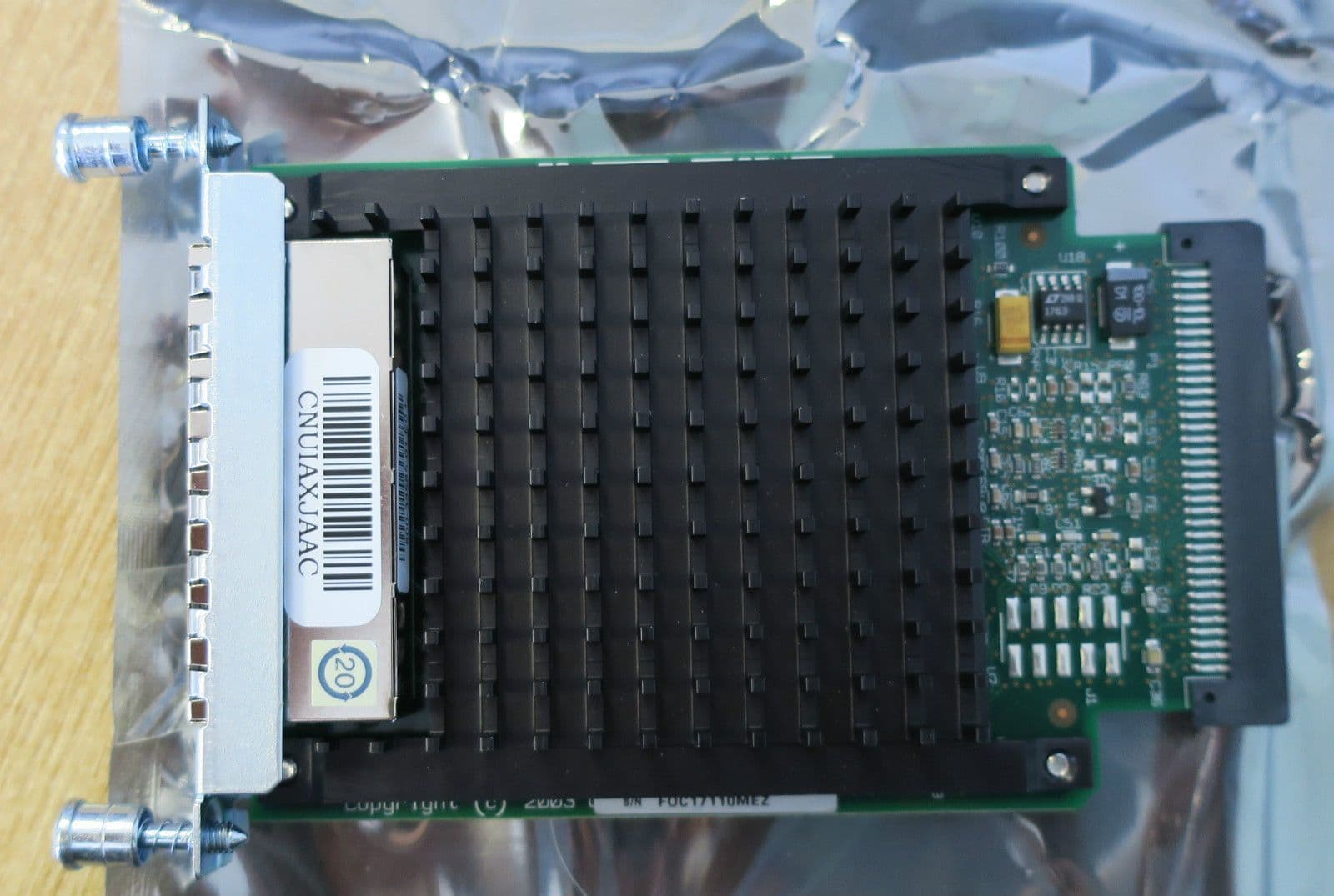 Cisco VIC2-4FXO - 4 Quad Port Voice / Fax Interface Card Module