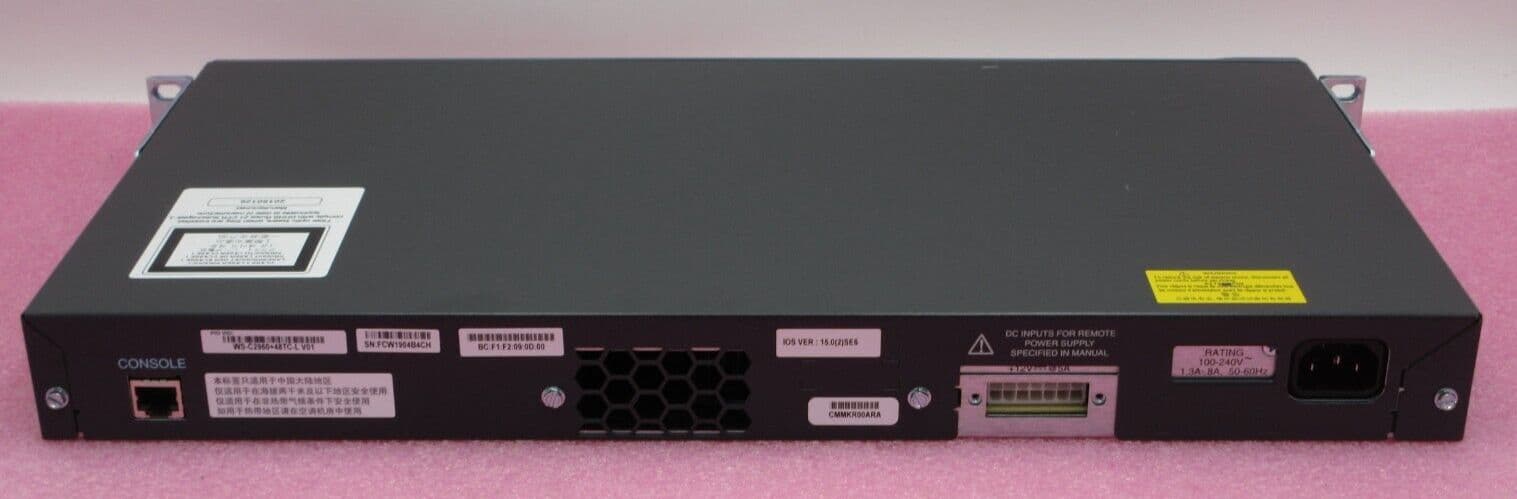 Cisco WS-C2960 48TC-L Catalyst 2960 Series SI 48 Port 1GbE RJ-45 ...