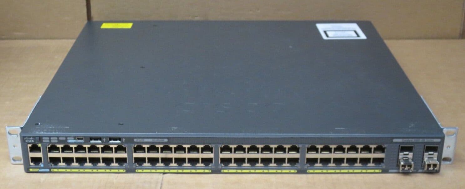 Cisco WS-C2960XR-48TS-I 48xRJ45 10/100/1000 4xSFP Managed Stack ...