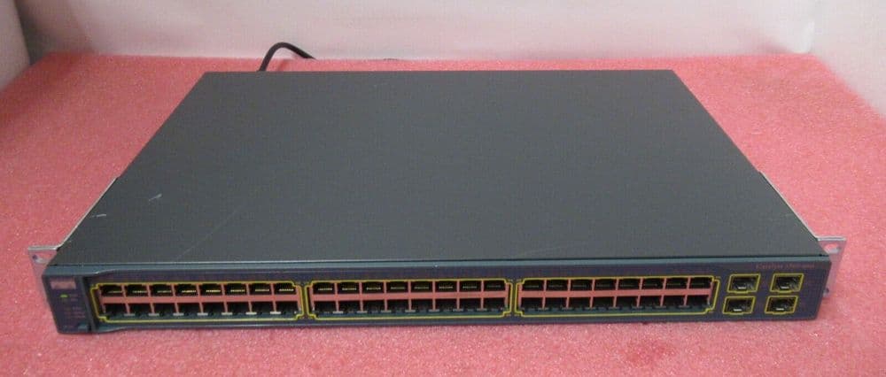 Cisco WS-C3560-48TS-S Catalyst 3560 48-Port Gigabit Ethernet Switch 4 ...