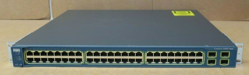 Cisco WS-C3560G-48TS-S 48-Port Gigabit Ethernet 4x SFP Port L3 Managed ...