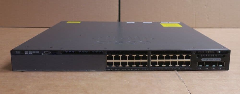 Cisco WS-C3650-24TS-L Catalyst 3650 24x 1GbE RJ45 4x 1GbE SFP Port 1U ...