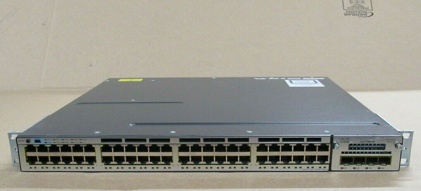 Cisco WS-C3750X-48P-L Gigabit PoE Ethernet 1U Rack Switch C3KX-PWR-715WAC