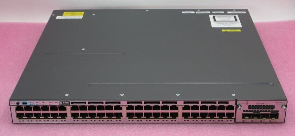 Cisco WS-C3750X-48T-L 48-Port 1GbE L3 Managed 1U Switch 4x 10G SFP C3KX ...